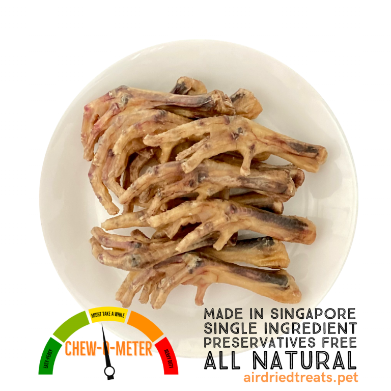 Air Dried Chicken Feet - airdriedtreats.pet Single Ingredient Chew