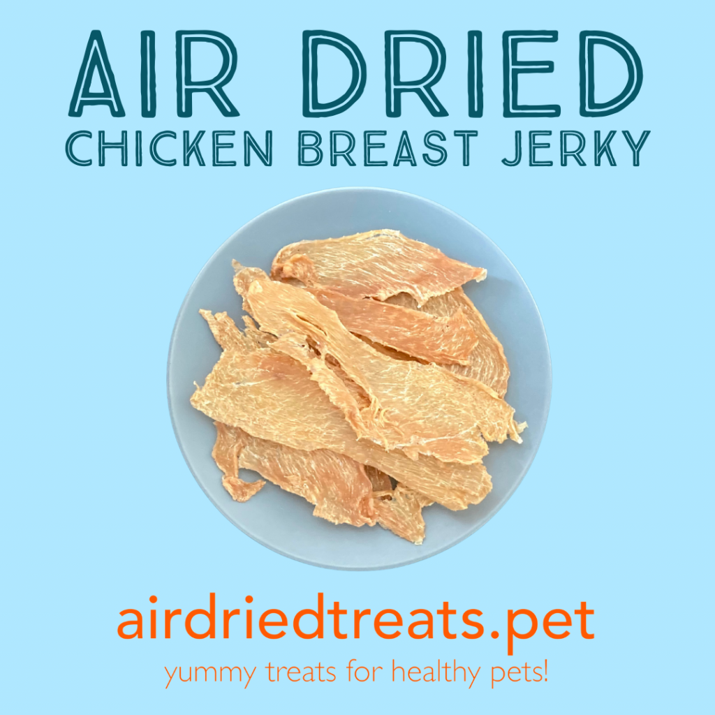 Air Dried Chicken Breast Jerky 80g - airdriedtreats.pet Hormone Free