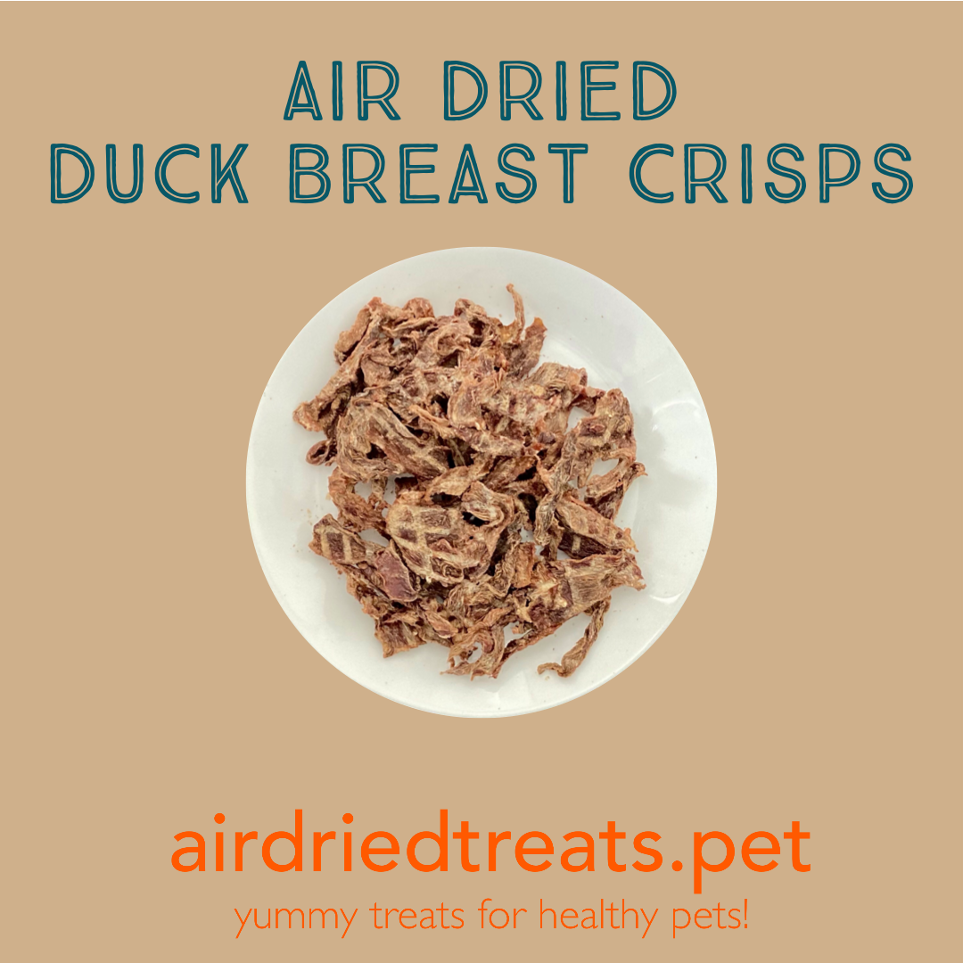 Air Dried Duck Breast Crisps 50g - airdriedtreats.pet