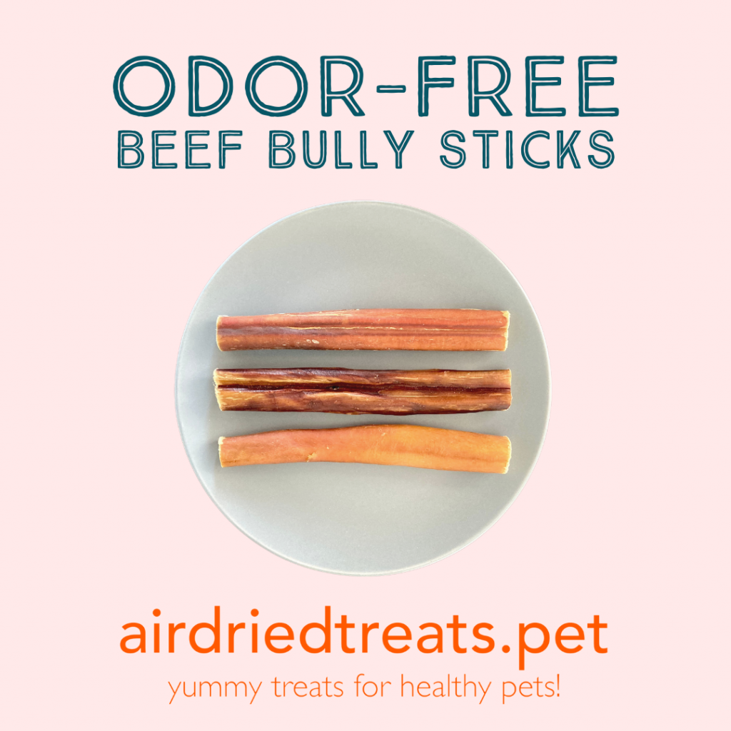 Odor Free Bully Sticks - airdriedtreats.pet Single Ingredient All Natural